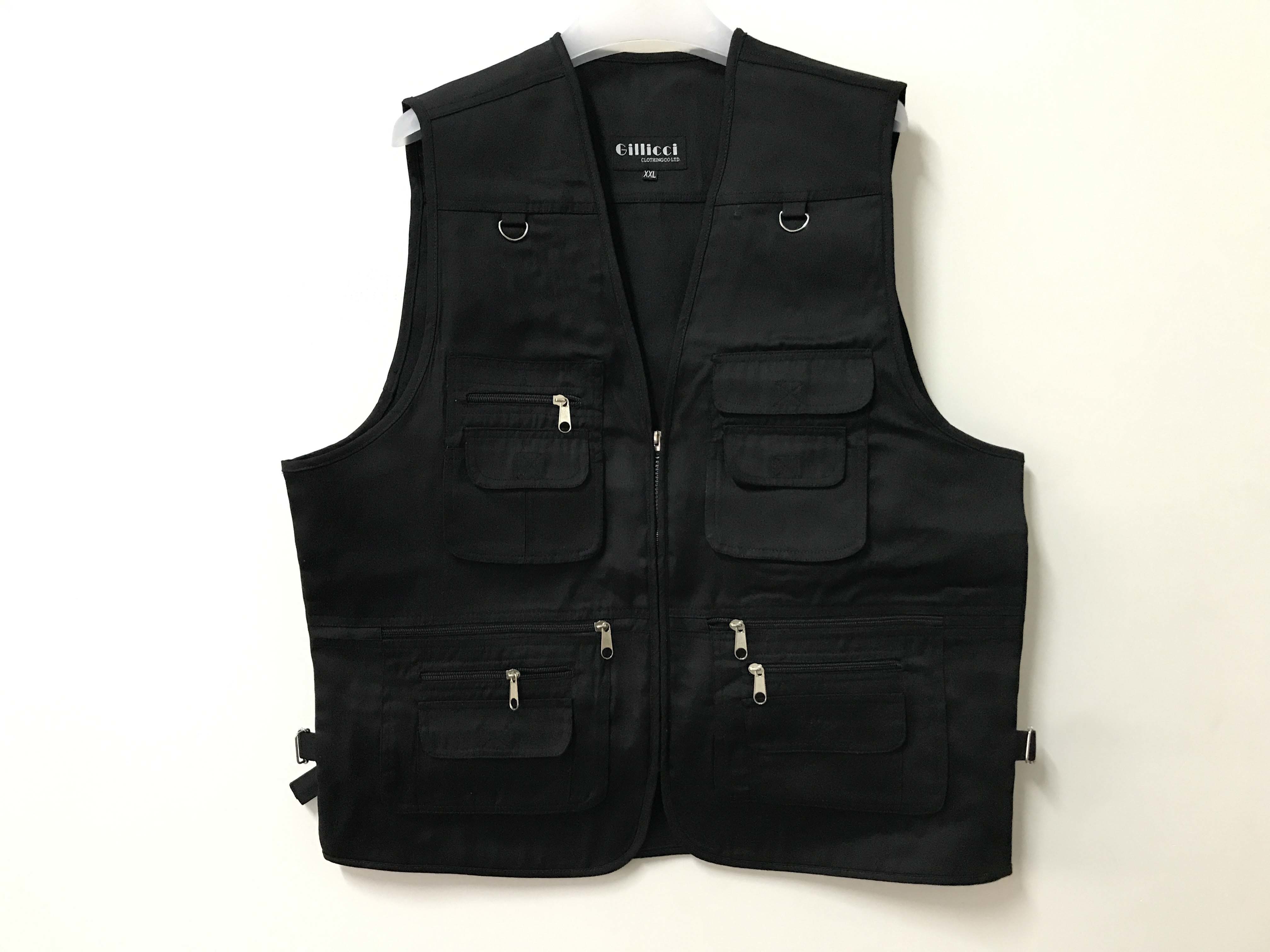Mens classic vest，mens waist coat, vest in 100% polyester washed fabric ...